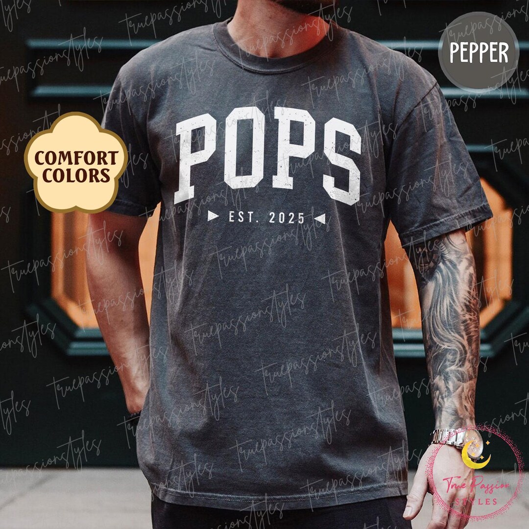 Comfort Colors® Custom Pops Shirt, Personalized Pops Gifts, Promoted to ...