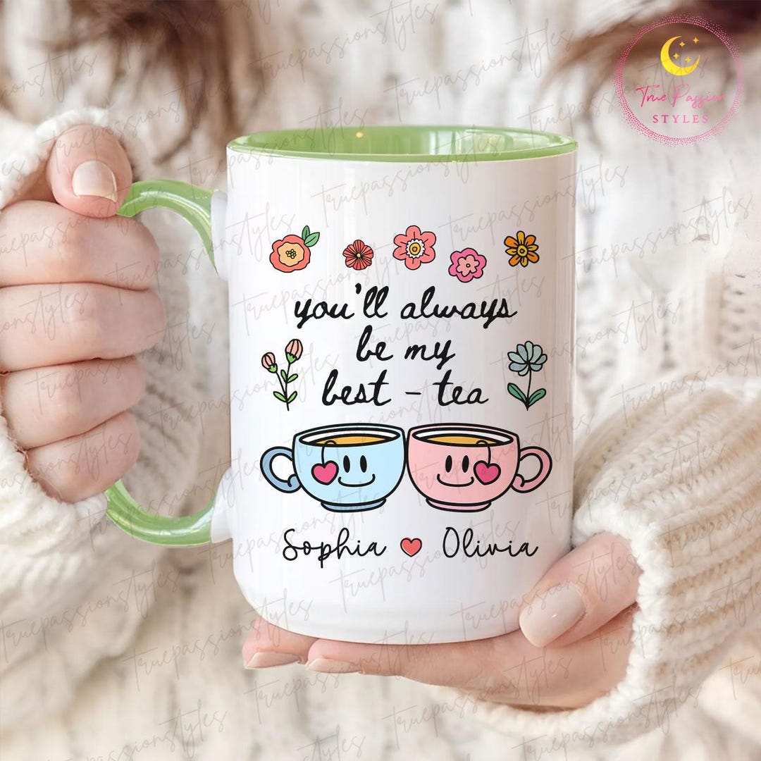 Custom Best Friend Mug, Personalized Bestie Mug, Best Friends Birthday ...