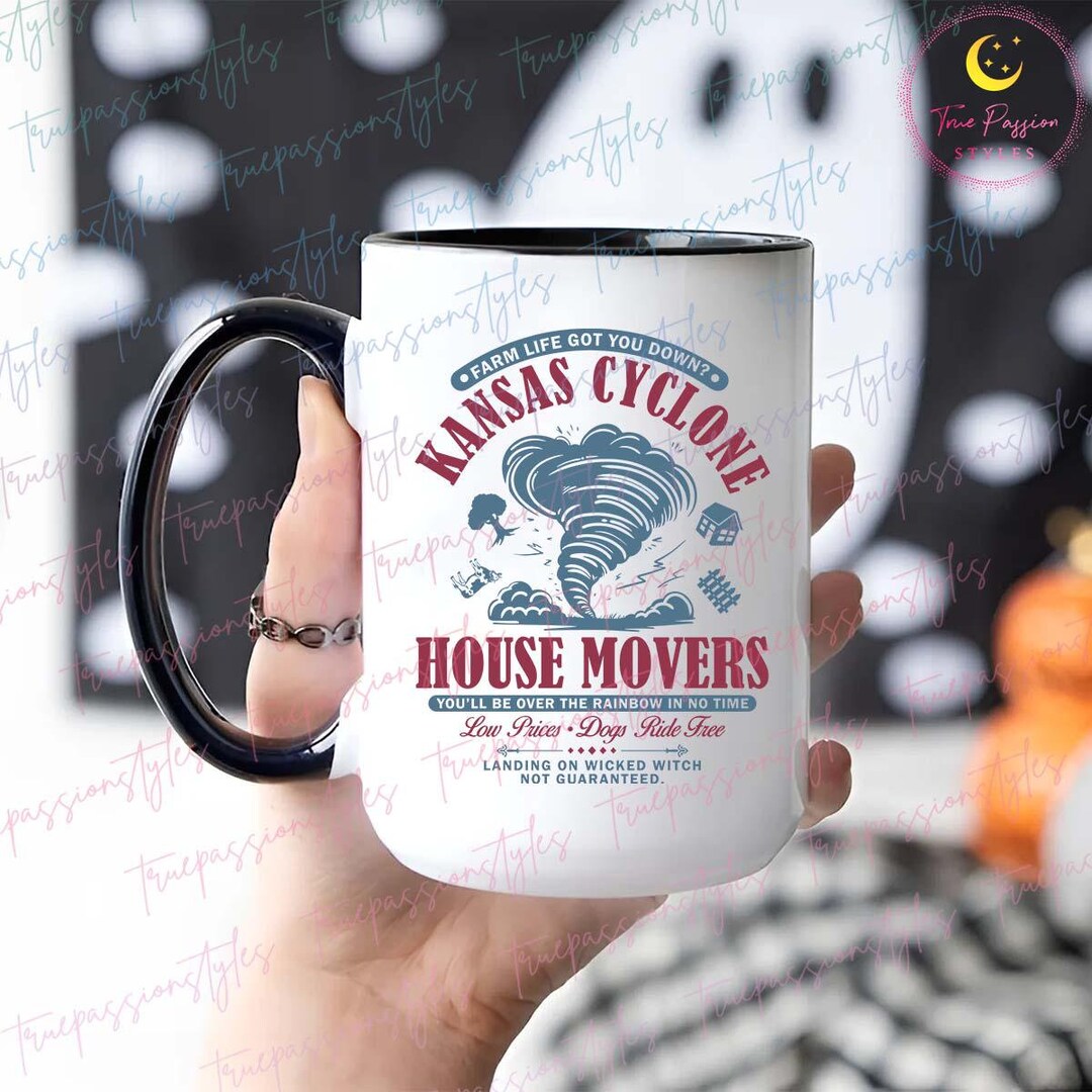 Kansas Cyclone House Movers Mug, Wizard Mug E7109 - Etsy