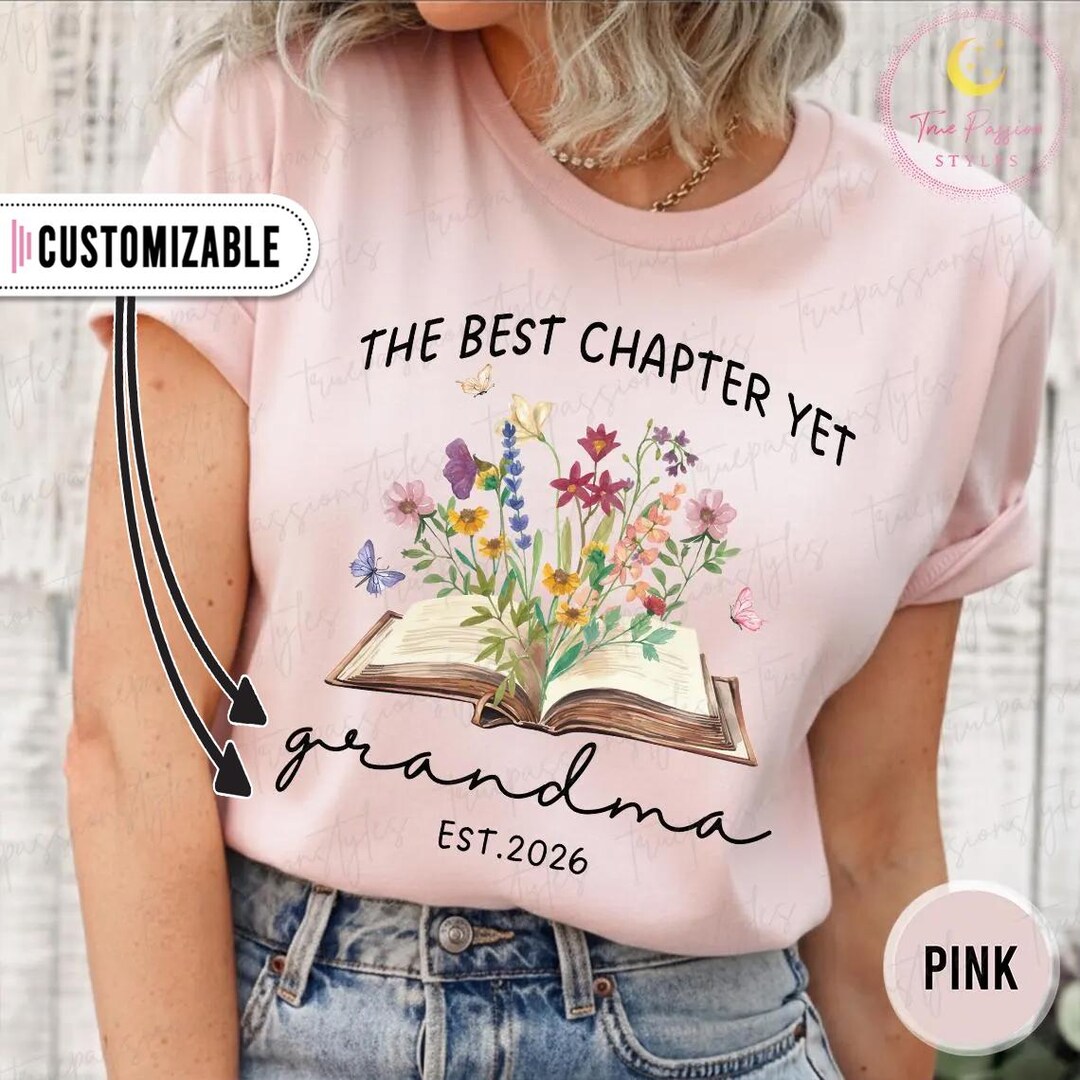 Personalized Grandma Shirt, New Grandma Sweatshirt, the Best Chapter ...