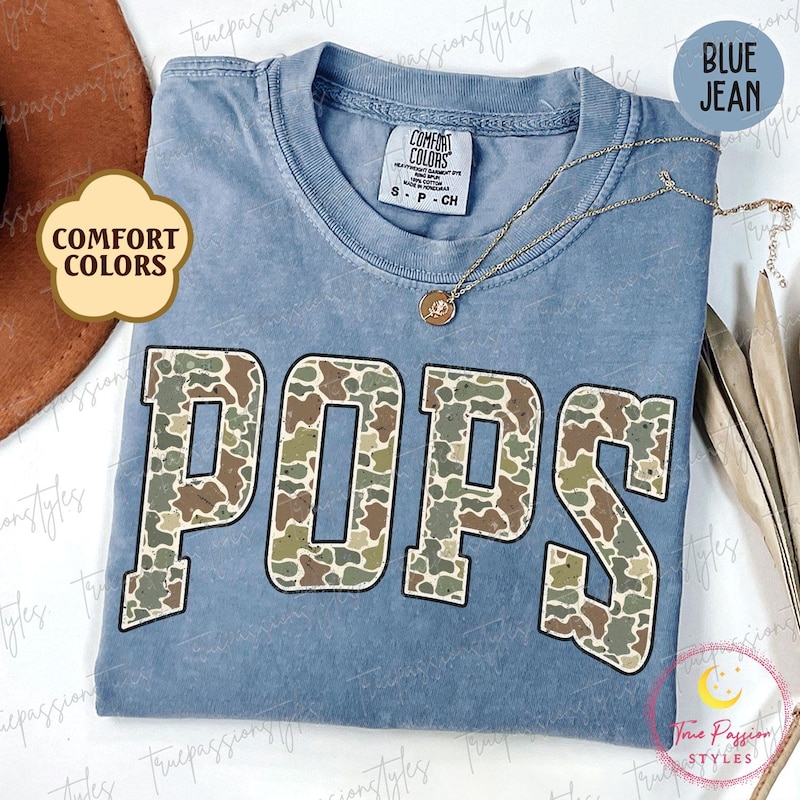Pop Pop Shirt Camo - Etsy