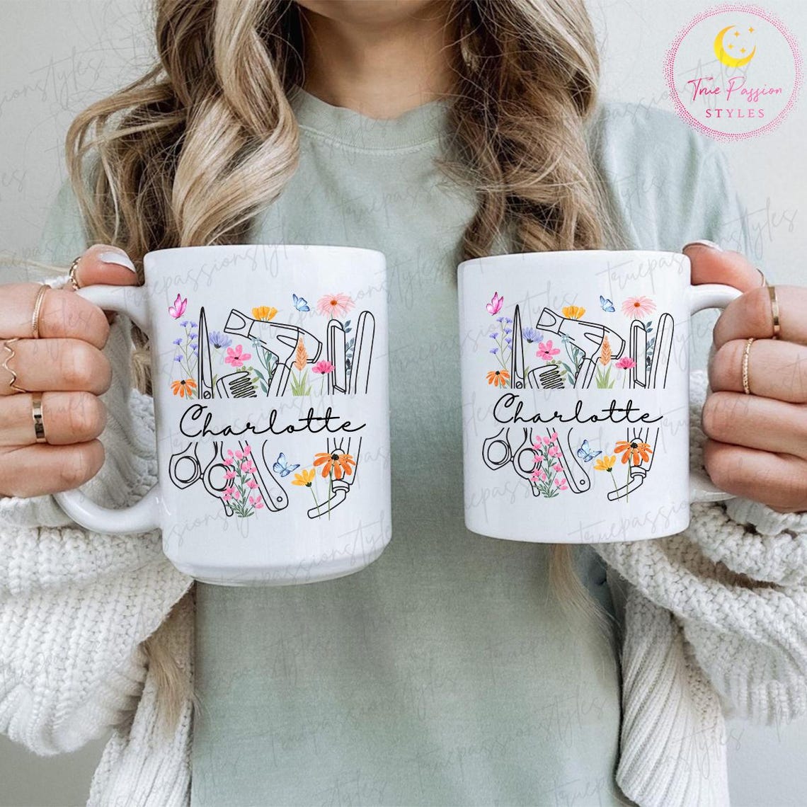 Personalized Hairstylist Mug, Custom Hairdresser Mug, Hair Stylist Mug ...