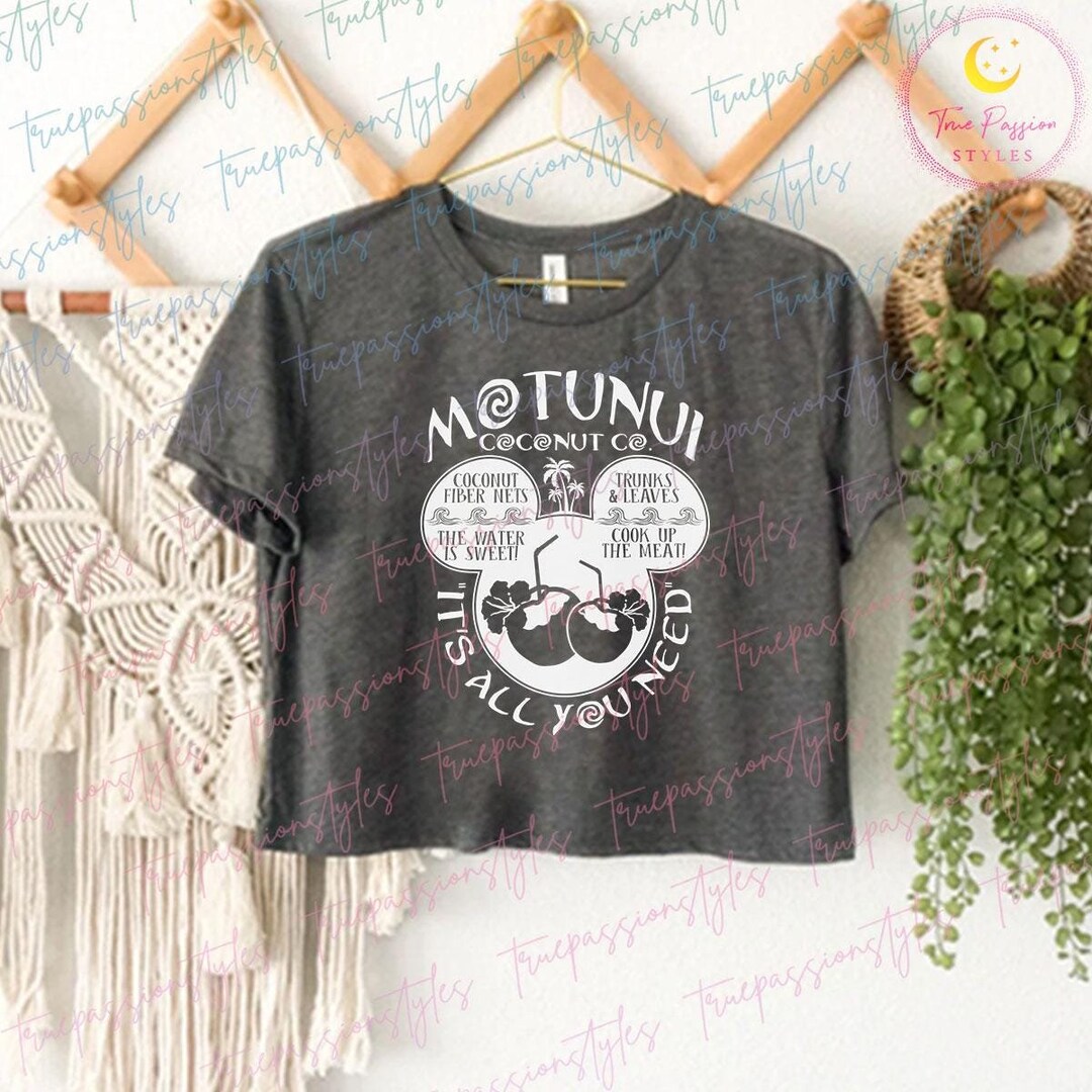 Motunui Coconut Co Crop Top, Moana Crop Top, Motunui Maui Crop Top ...