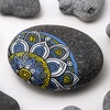 Mandala Art Hand Painted Rock Pattern on Both Sides - Etsy
