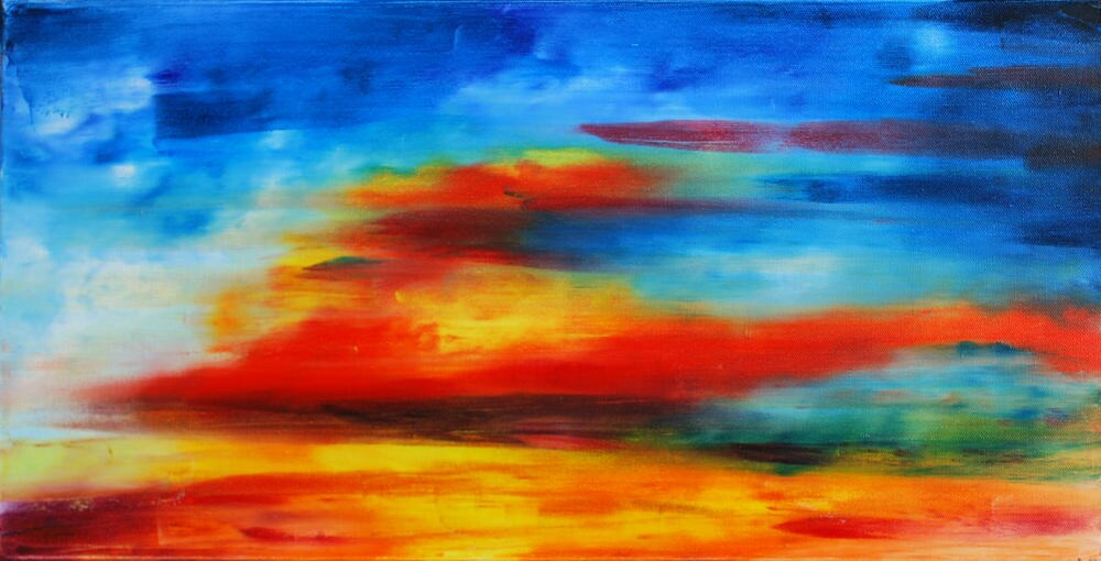 Original Abstract Impressionism Oil Painting Modern Art - Etsy