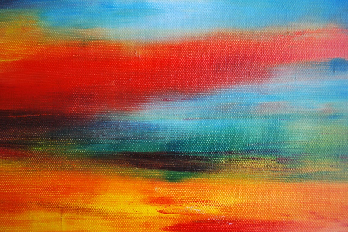 Original Abstract Impressionism Oil Painting Modern Art - Etsy