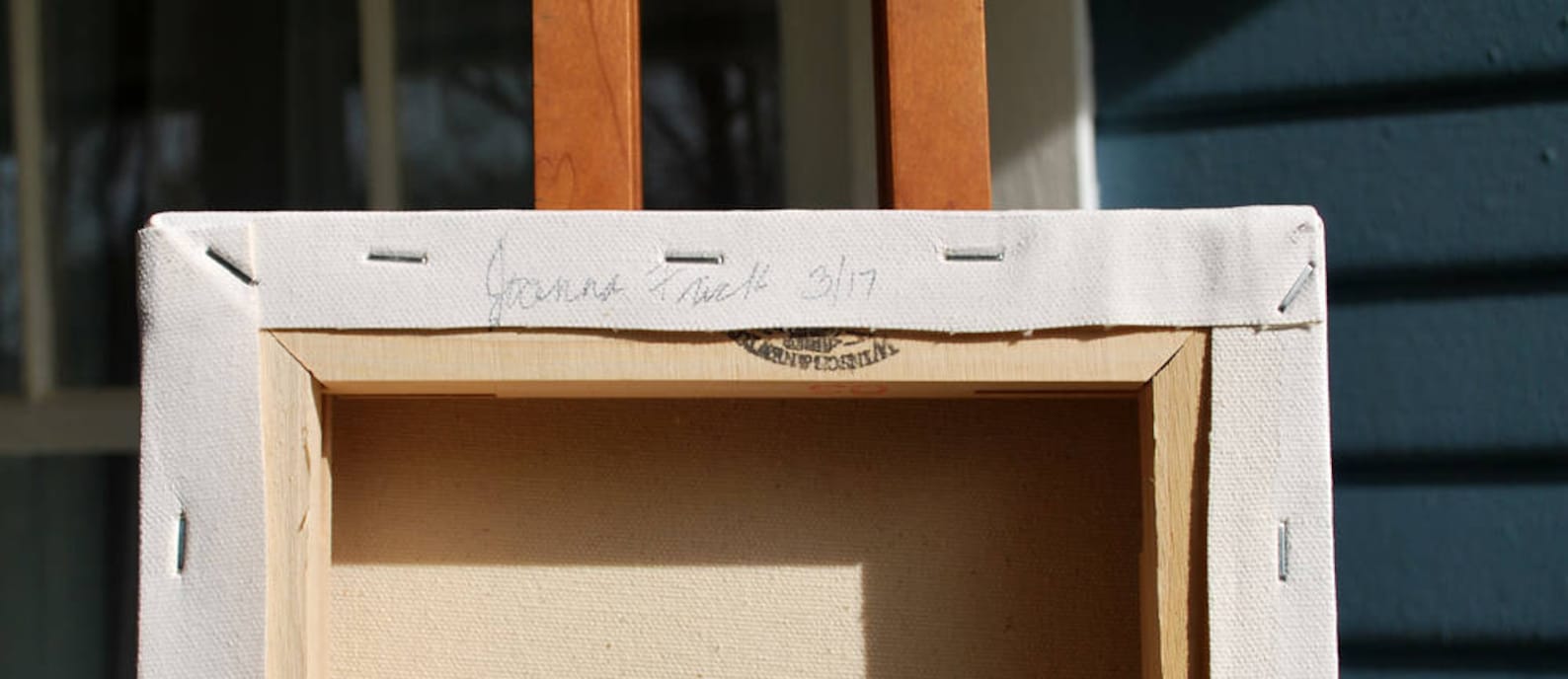 Original Monochromatic Blue and White Modern Art, Contemporary ...