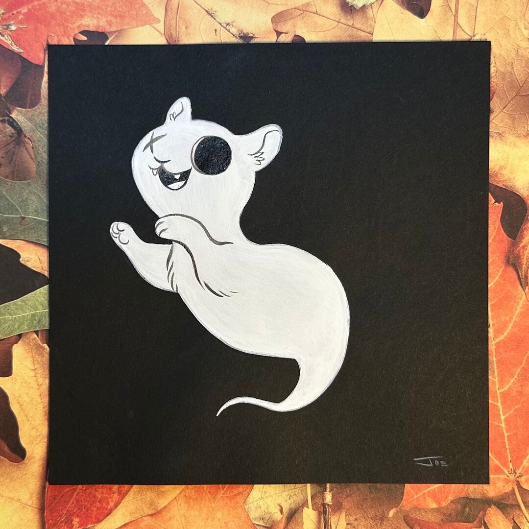 General Bonkers Ghost Original Painting - Etsy