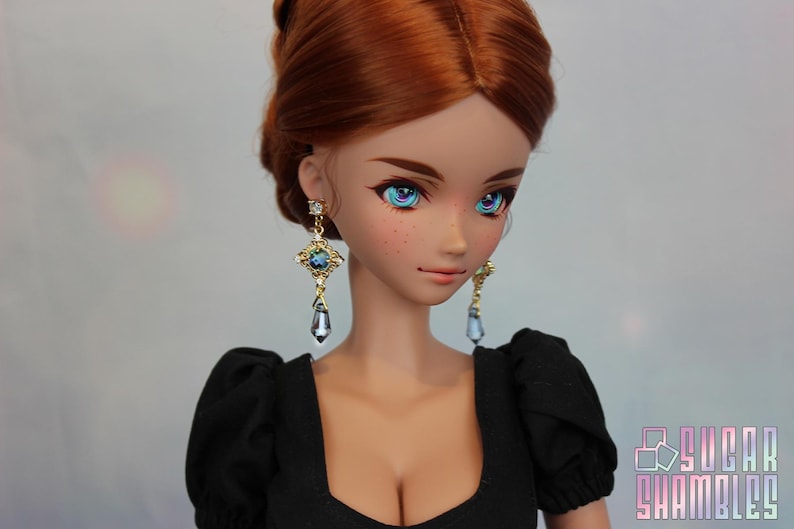 Decadence Earrings for Smart Doll, Dollfie Dream and Similar Sized Bjds ...