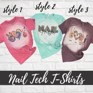 Nail Tech Shirt, Nail Technician Shirt, Nail Stylist Gift, Nail Artist ...