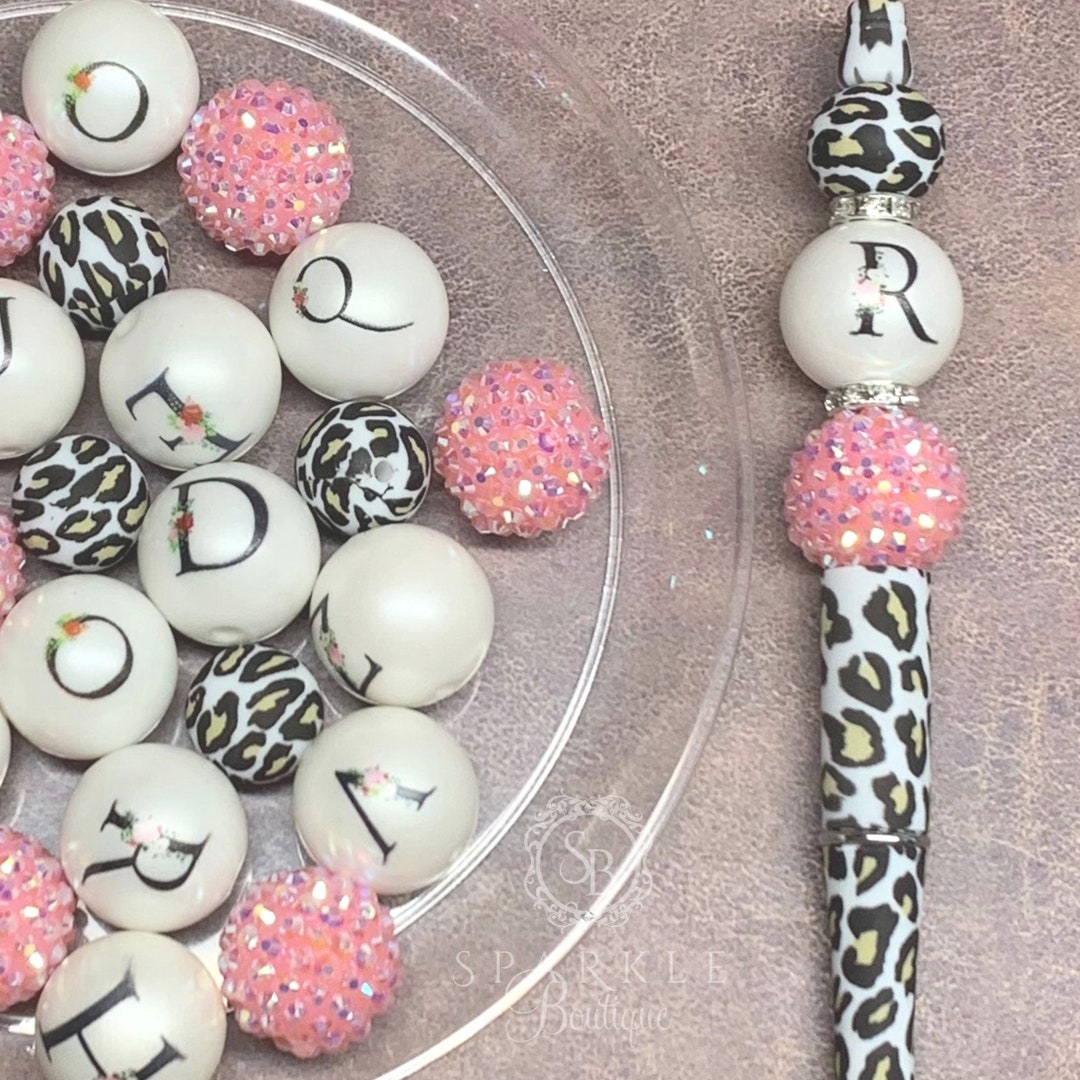 Personalized Name Beaded Pen Monogram Pen - Etsy