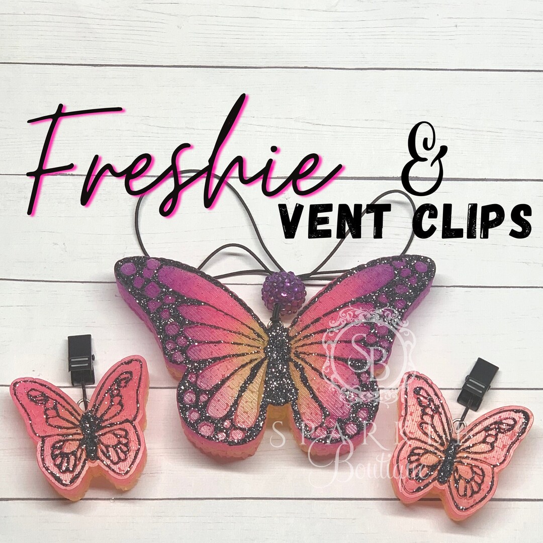 Butterfly Car Freshie Butterfly Freshy Monarch Car Freshie - Etsy