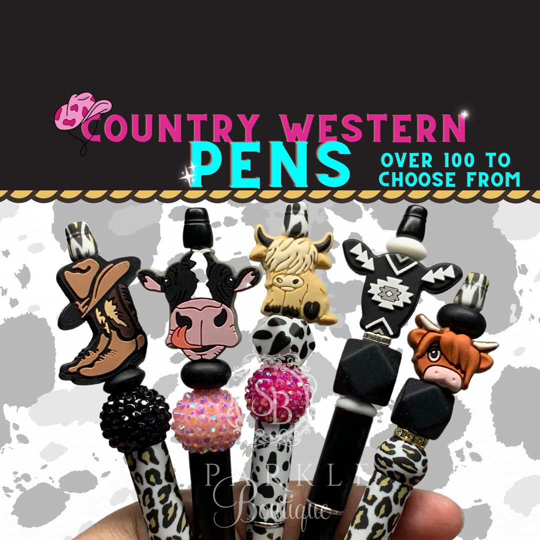 Cow Pen Cowhide Pen Highland Cow Pen Gift for Her Country Girl Custom ...