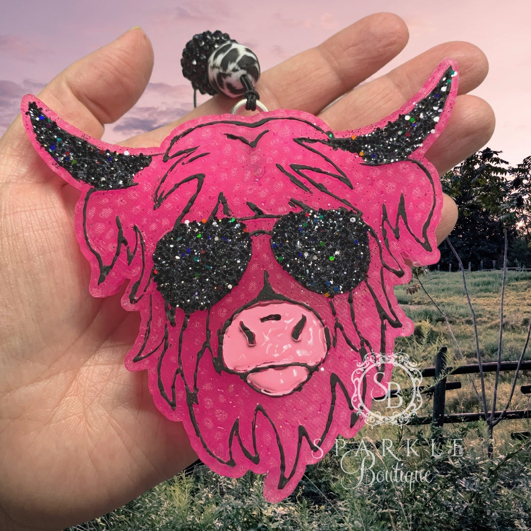 Cow Freshie Car Freshie Highland Cow Car Freshie Great Gift Aroma ...