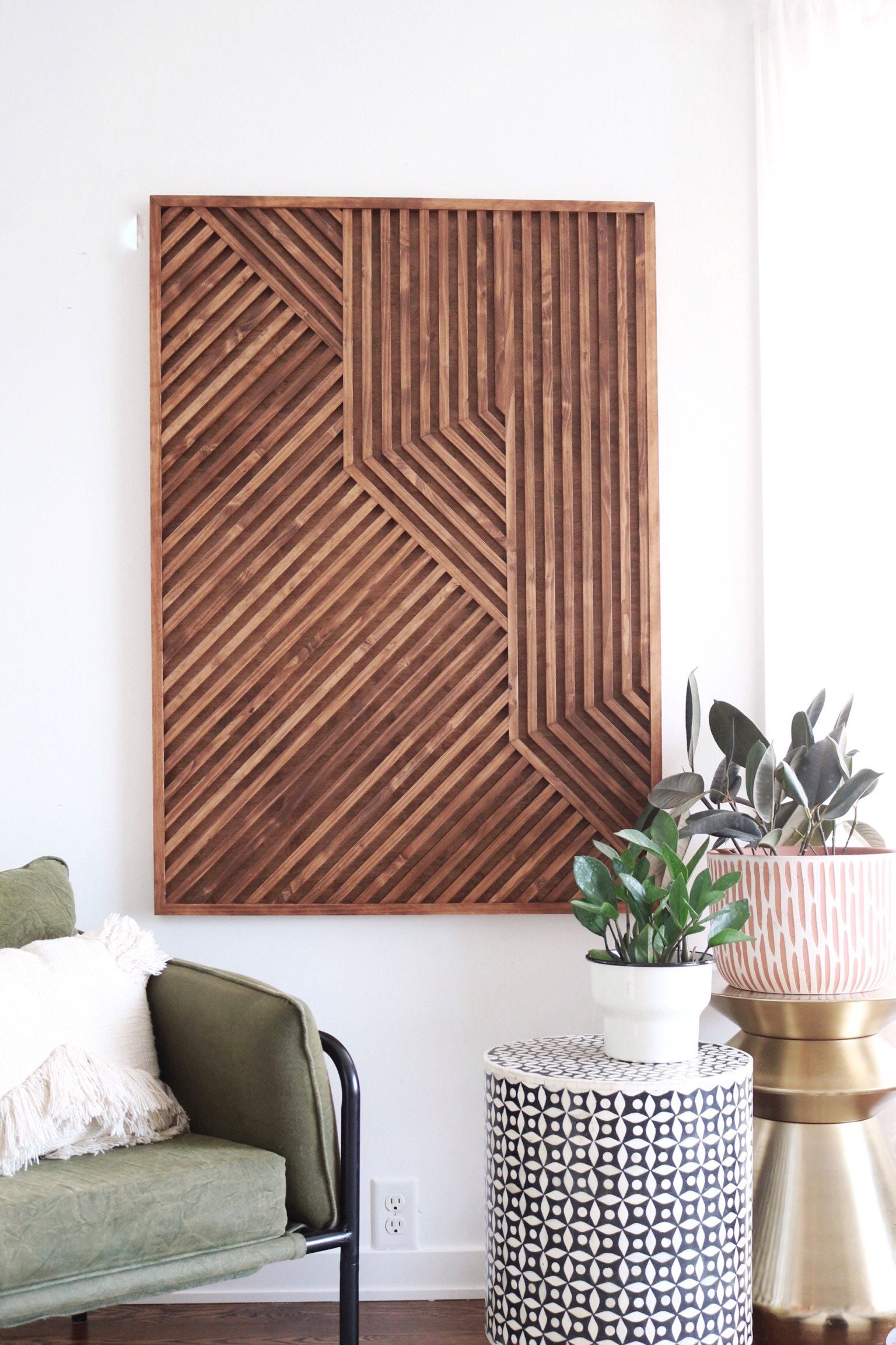 Wood Art Wood Wall Art Geometric Wood Art Geometric Wall | Etsy