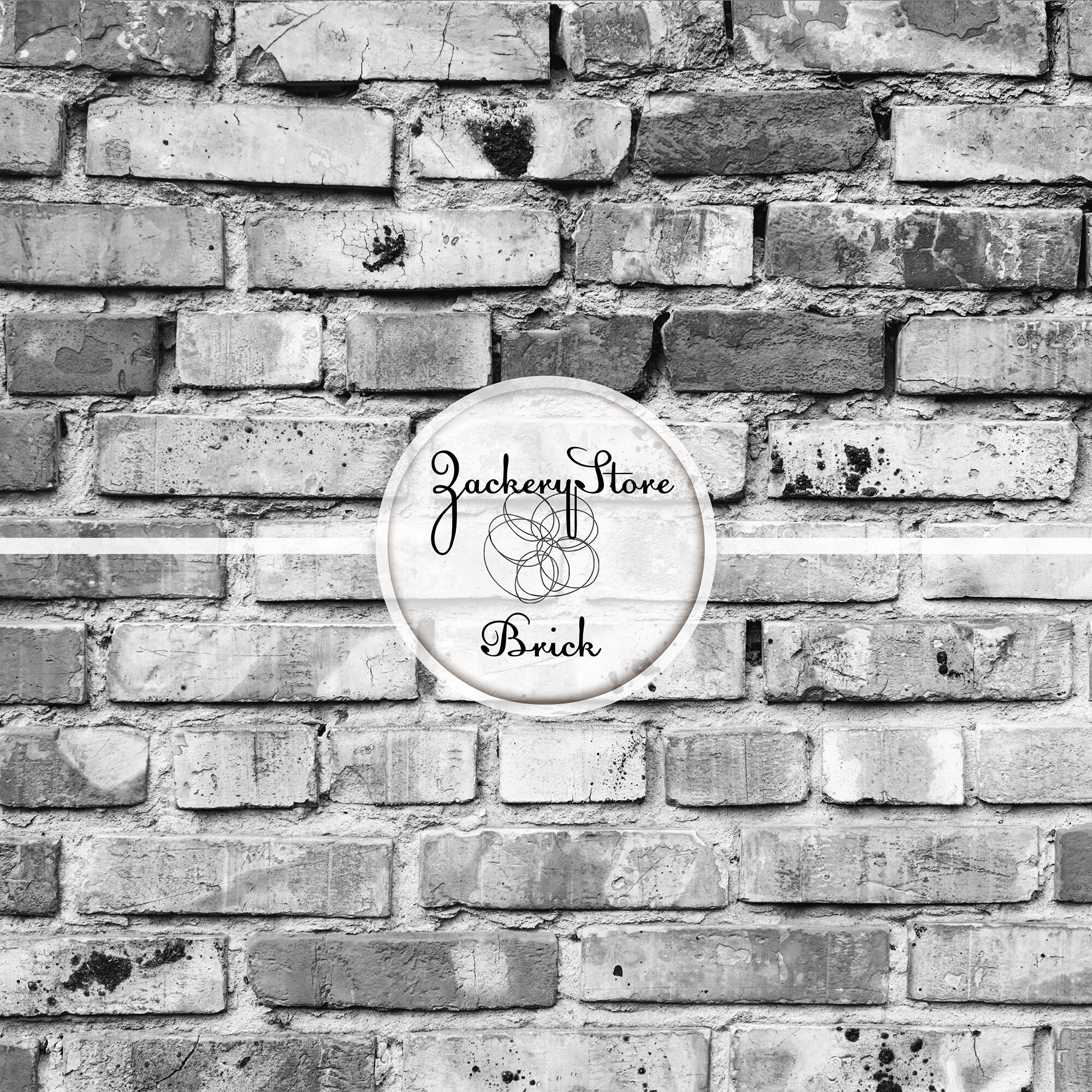 BRICK WALL Digital Scrapbook Craft Paper Pack Texture Set 10 Papers 300 ...