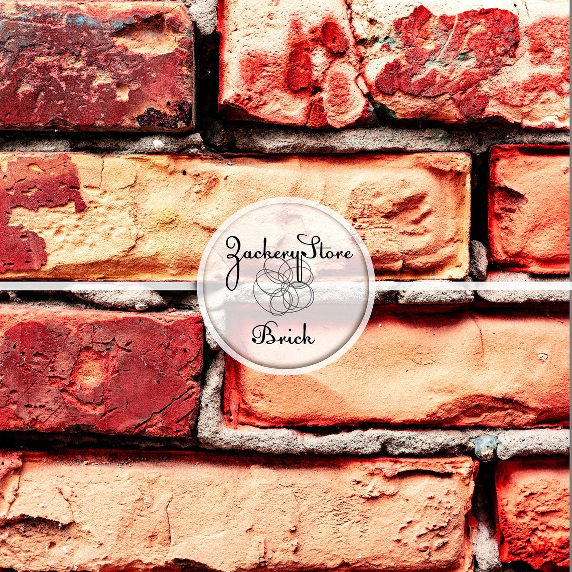 BRICK WALL Digital Scrapbook Craft Paper Pack Texture Set 10 Papers 300 ...