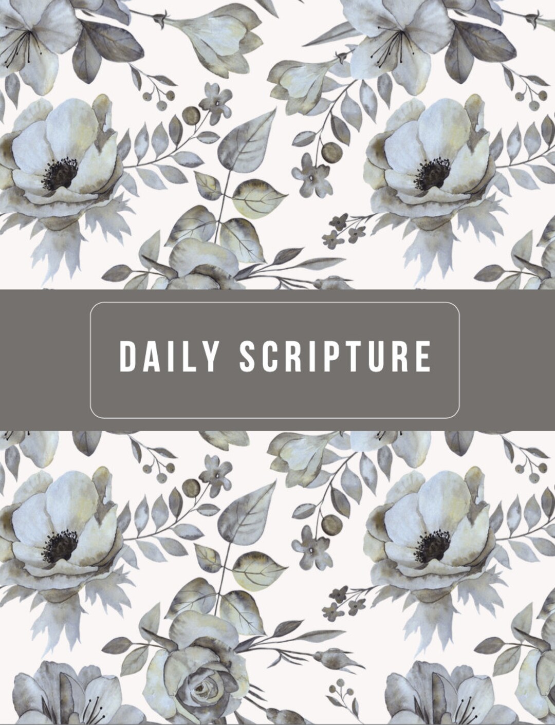 Daily Bible Journal and Floral Coloring Book - Etsy