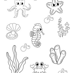 Ocean Coloring Page for Kids, Coloring, Under the Sea Kid Coloring Page ...