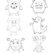 Halloween Monster Coloring Page for Kids, Halloween Coloring Page, Kid ...