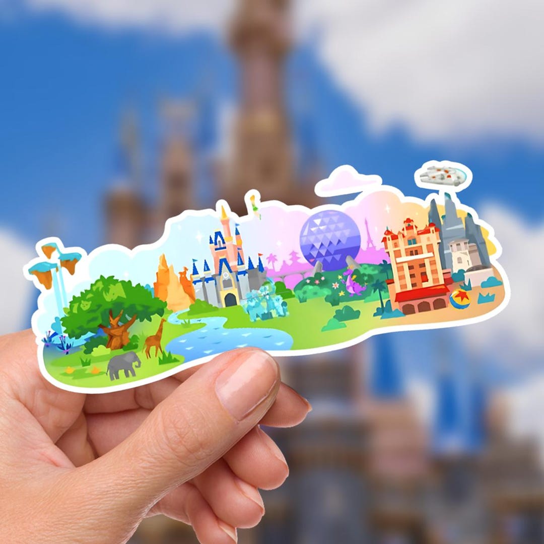 Disneyy What A Wonderful World Sticker Waterproof Disney Laptop ...
