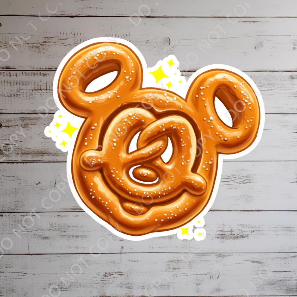 Disneyy Disney Snacks Mickeyy Pretzel Waterproof Sully Laptop Stickers ...