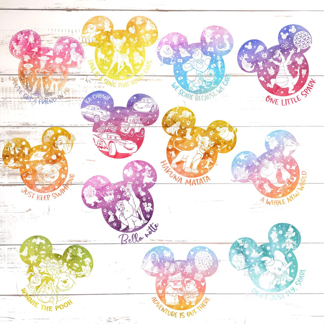 Mickeyy Disneyy SVG and PNG Toy Story Mickey Head Movie Castle ...