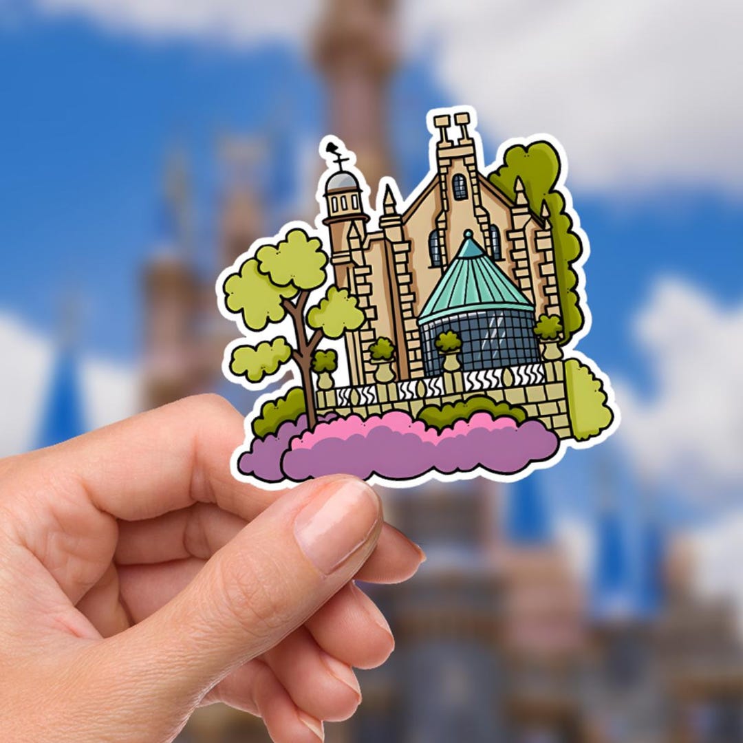 Haunted Mansion Disney Sticker | Waterproof Vinyl Decal - Etsy
