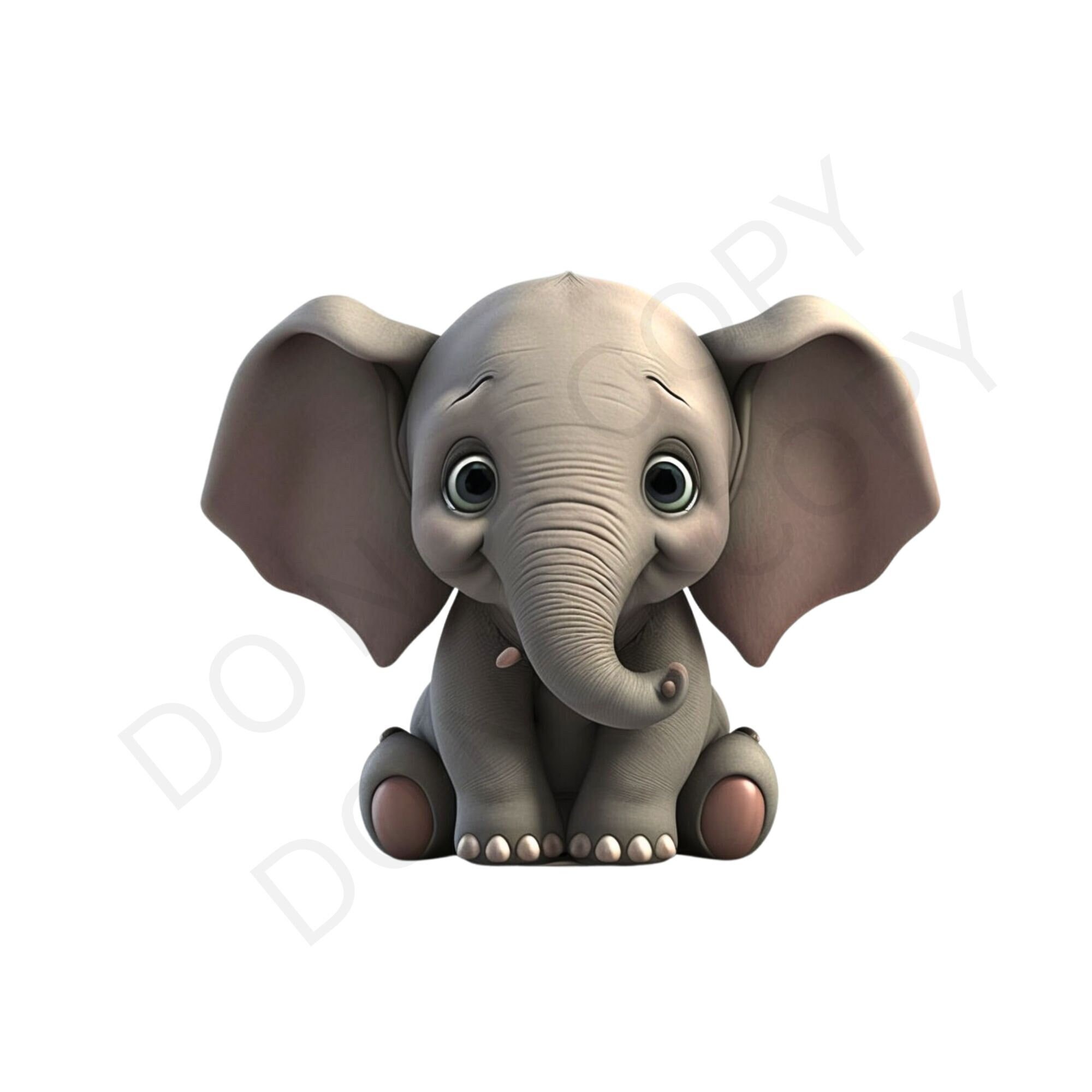Baby Elephant PNG Transparent Clipart Kids Cartoon Design,printable ...