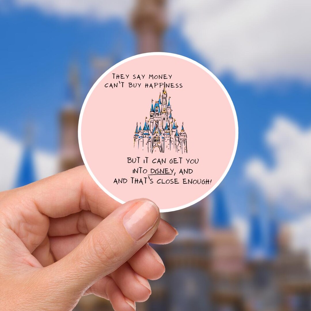 Disneyy Minnie Mouse Happiness Castle Waterproof Disney Laptop Stickers ...