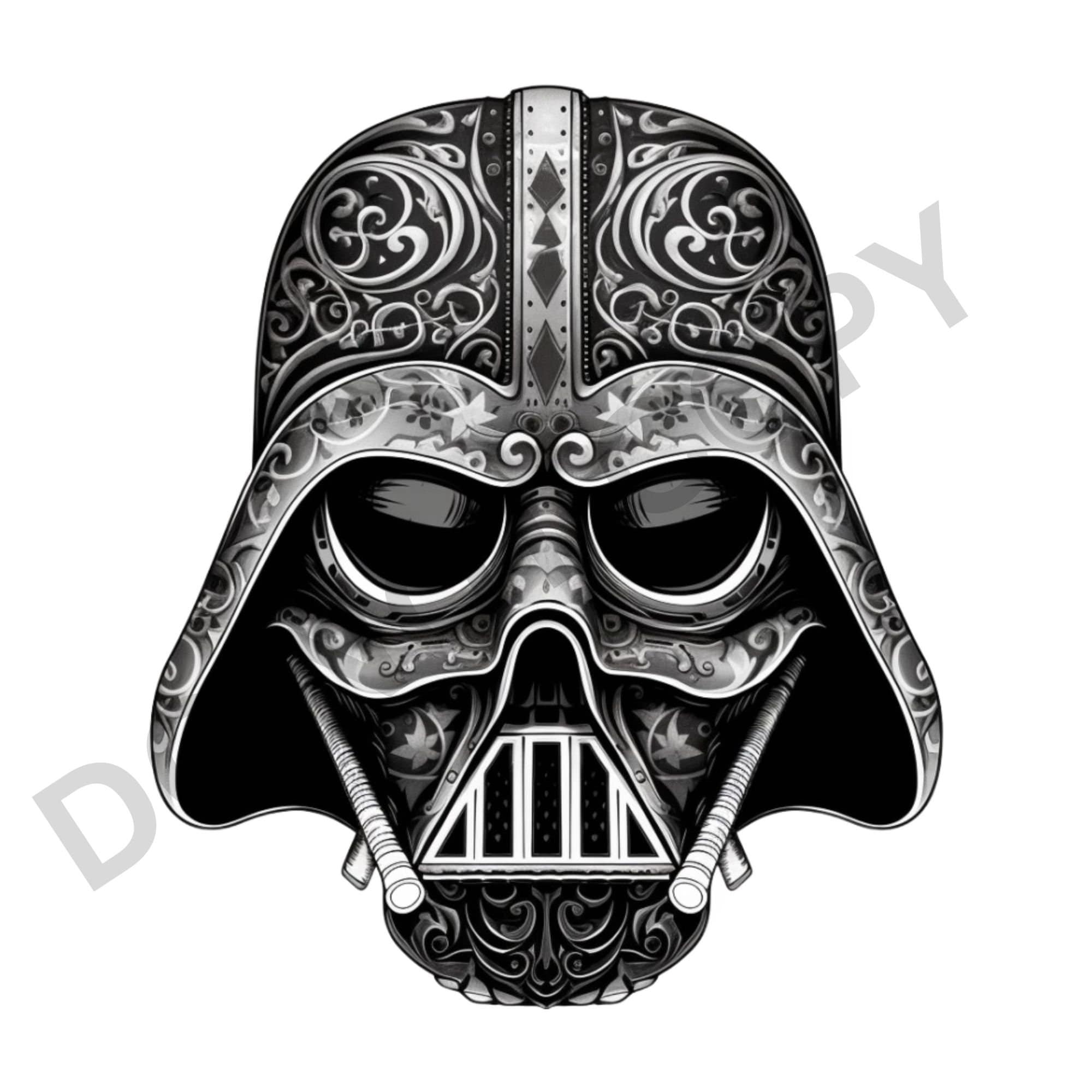 Darth Vader Sugar Skull Bundle PNG Cricuit Star Wars Digital Art - Etsy