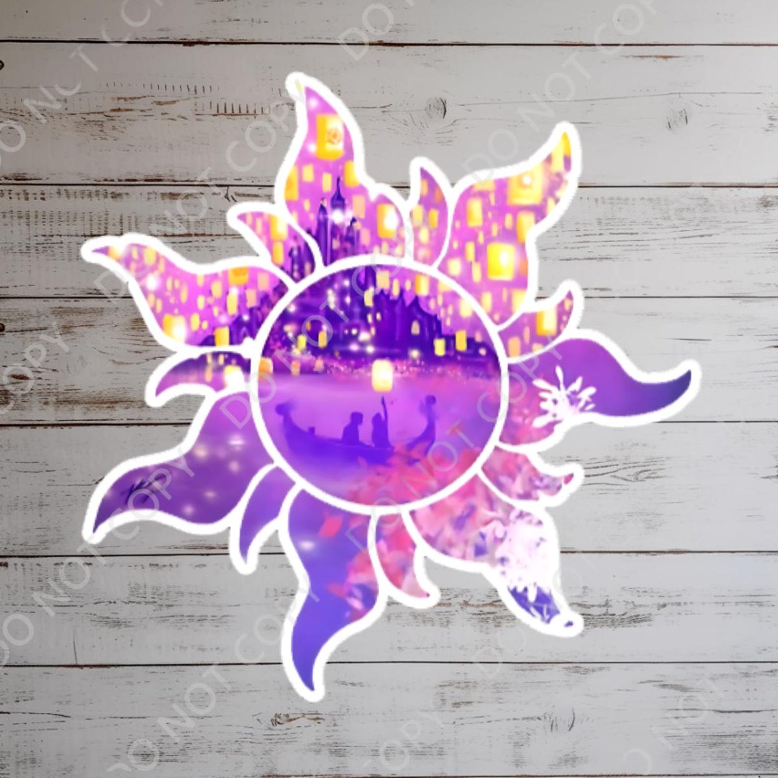 Rapunzel Tangled Lantern Sticker: Waterproof Vinyl Decal Hydroflask - Etsy