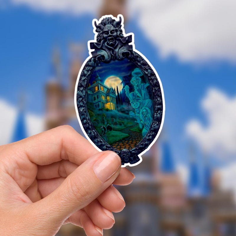 Haunted Mansion Sticker - Etsy