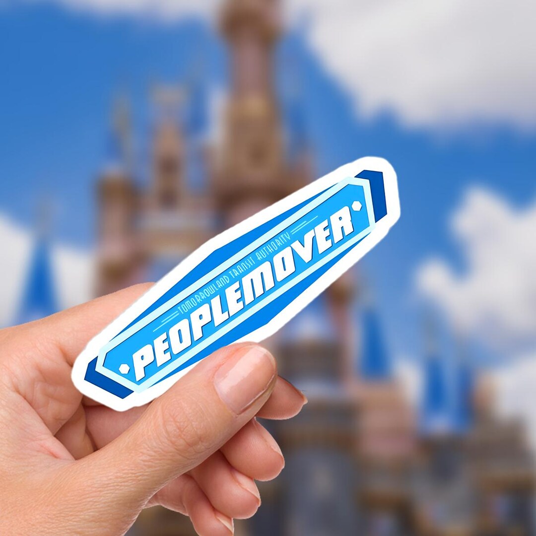 Disneyy Ride Peoplemover Sticker Waterproof Disney Laptop, Disneying ...