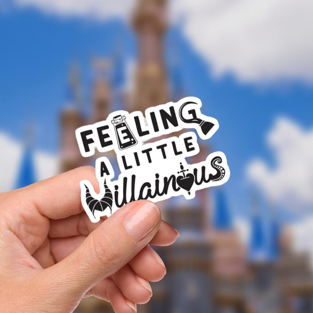Disneyy Villain Sticker Disney Villainous Waterproof Disney Laptop ...