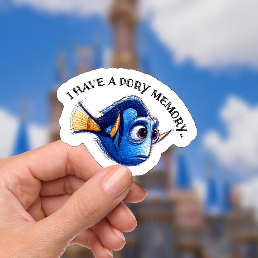 Dory Waterproof Sticker – Finding Nemo Planner Decal - Etsy