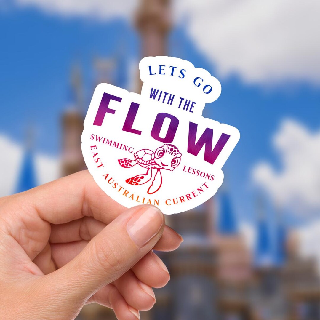 Finding Nemo Waterproof Sticker, Just Keep Swimming Decal - Etsy