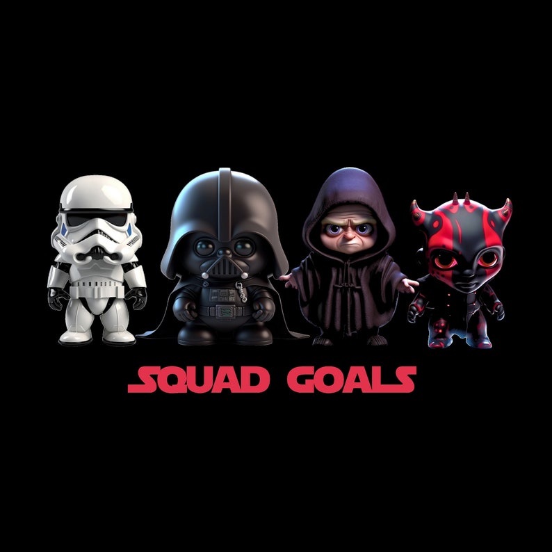 Star Wars PNG Squad Goals Baby Vader, Baby Storm Trooper, Baby Maul ...