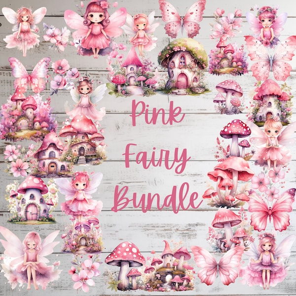 Fairy Garden Clipart - Etsy