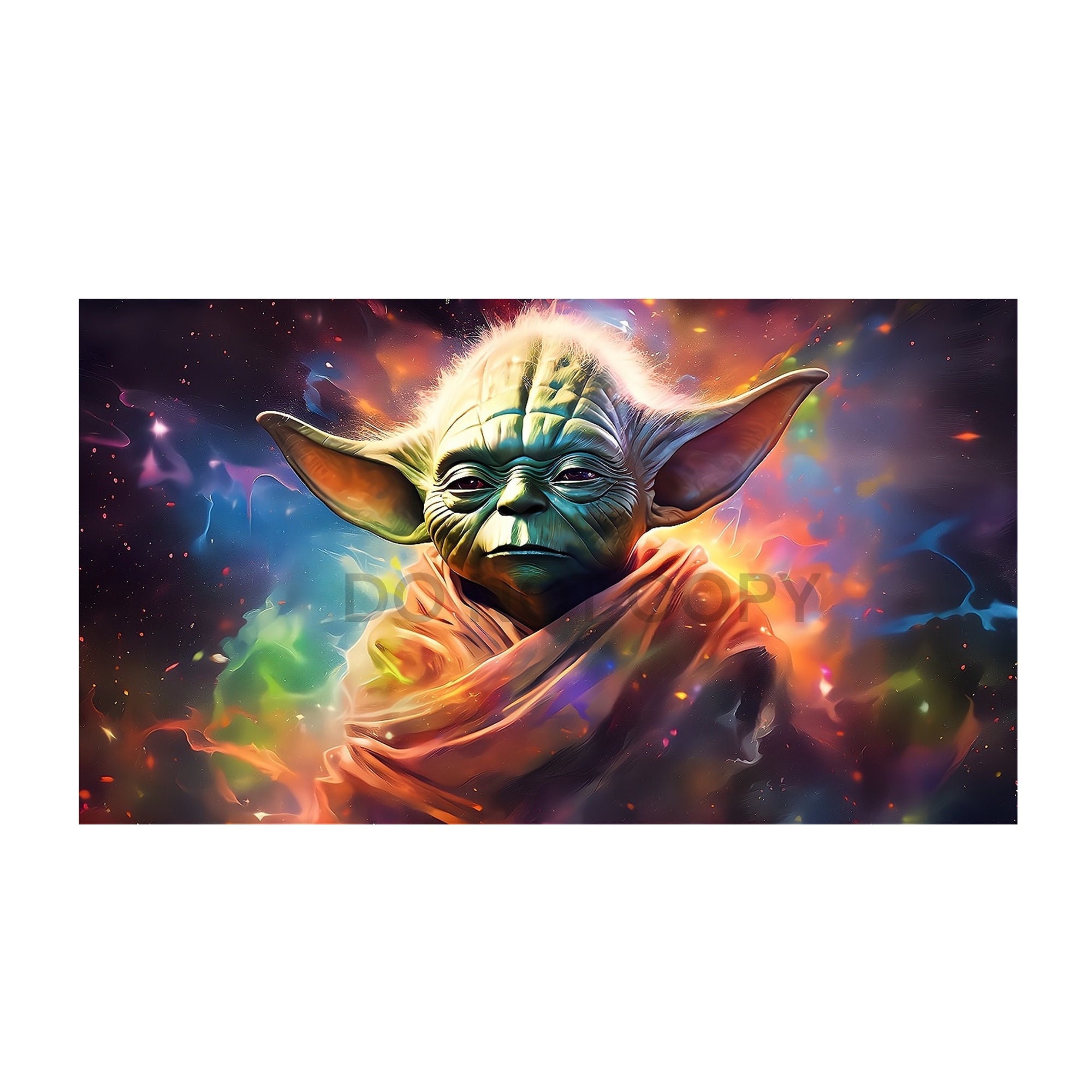 Grand Master Yoda PNG Cricuit Star Wars Digital Art - Etsy