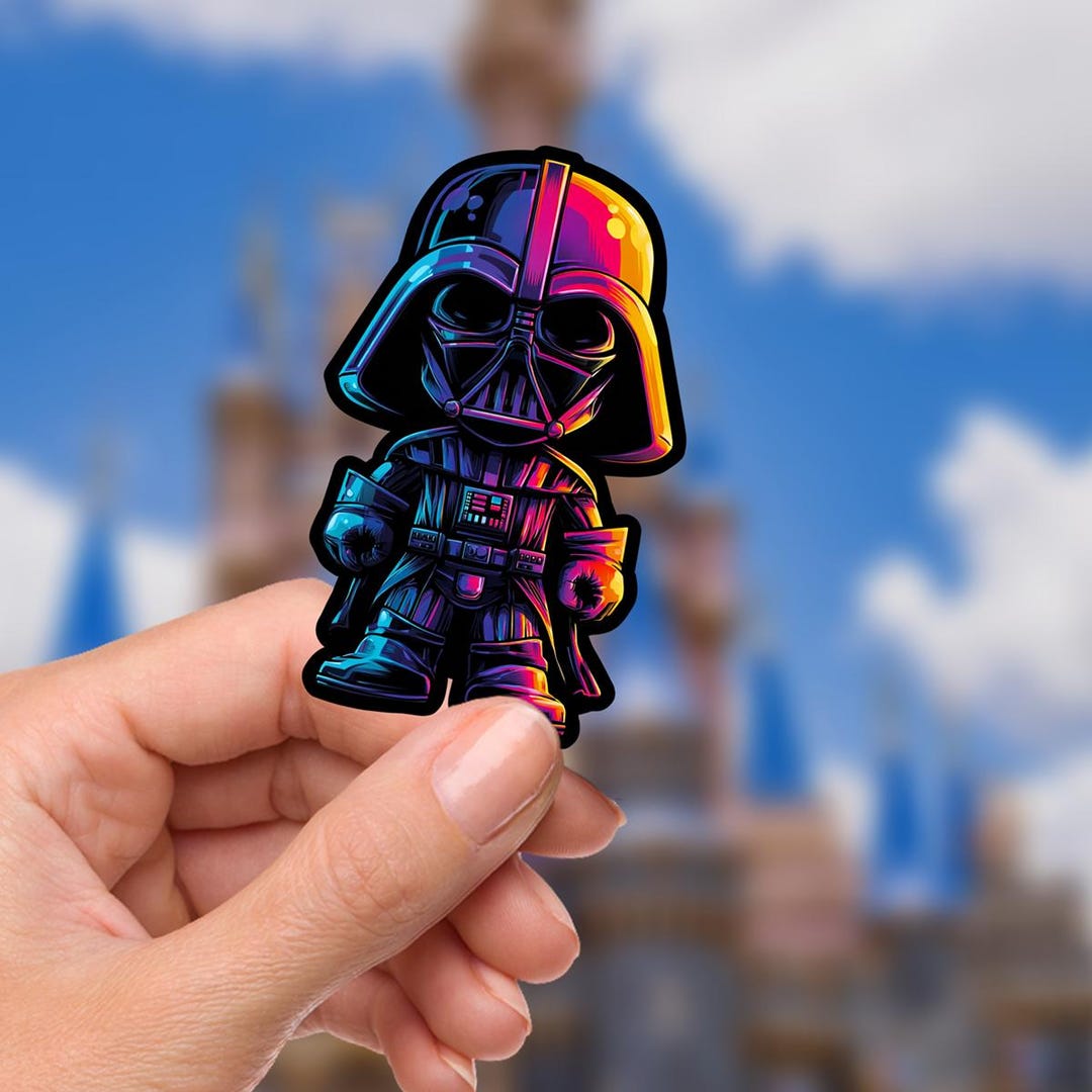 Waterproof Star Wars Vader Vinyl Sticker - Etsy