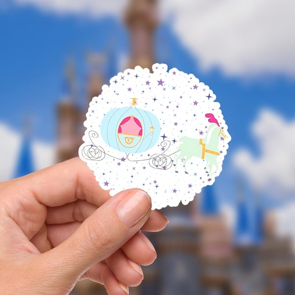 Cinderella Stickers - Etsy