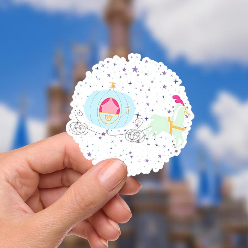 Cinderella Stickers - Etsy