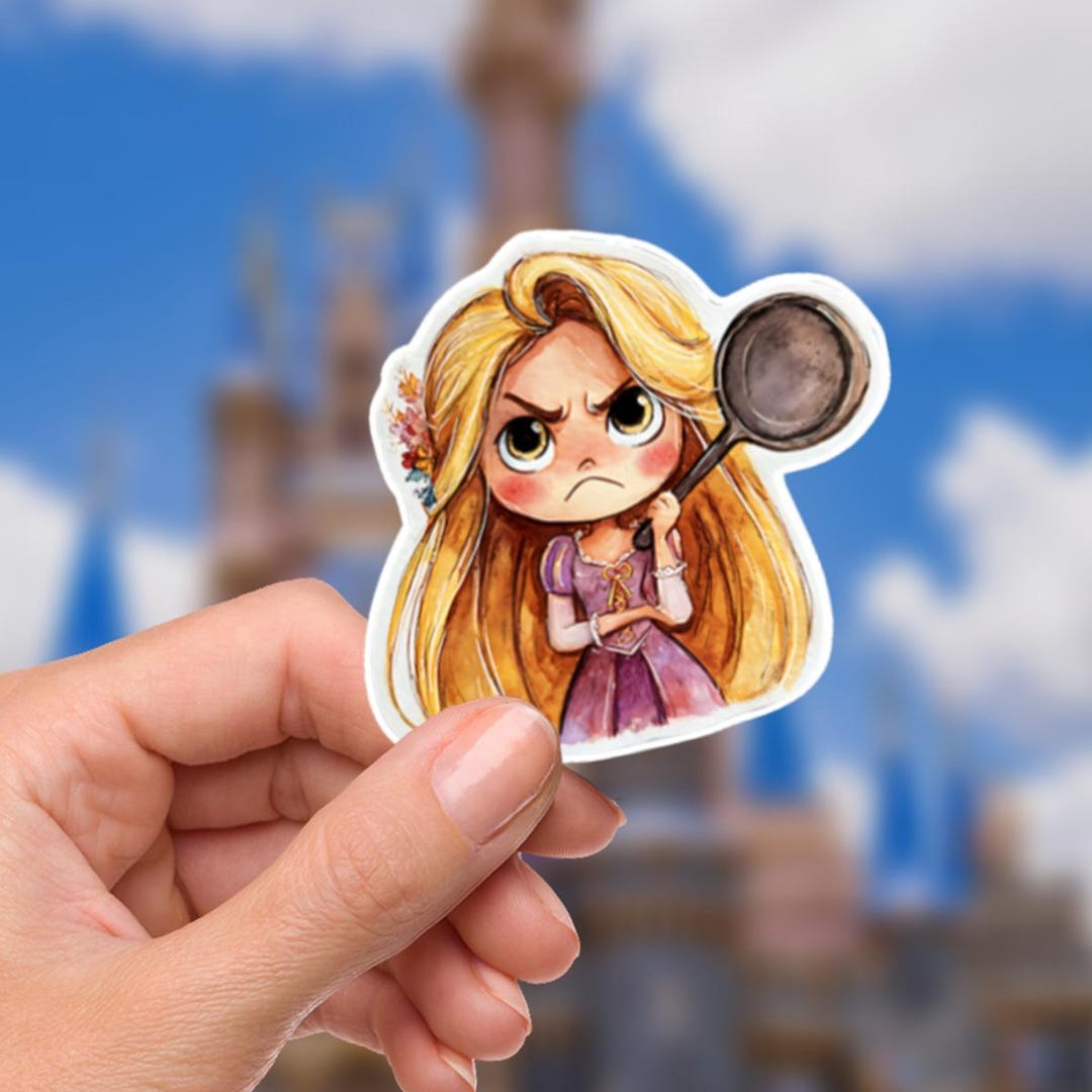 Rapunzel Tangled Lantern Sticker: Waterproof Vinyl Decal - Etsy
