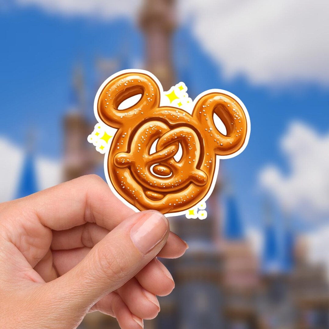 Disneyy Disney Snacks Mickeyy Pretzel Waterproof Sully Laptop Stickers ...