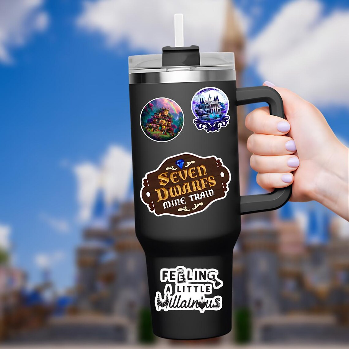 Disneyy Ride Seven Dwarfs Sticker Waterproof Disney Laptop, Disneying ...