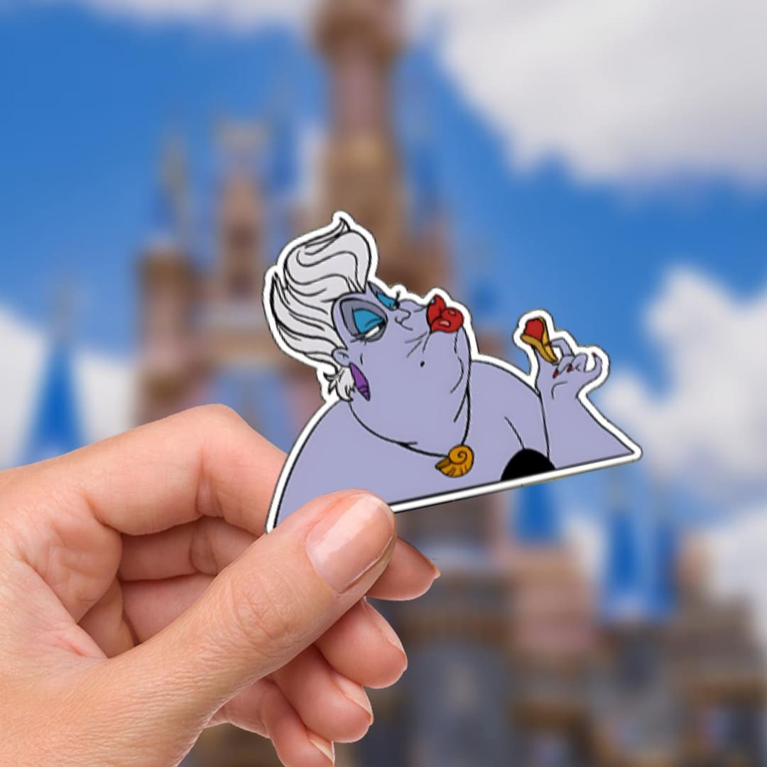 Ursula Little Mermaid Sticker, Waterproof Vinyl Decal - Etsy