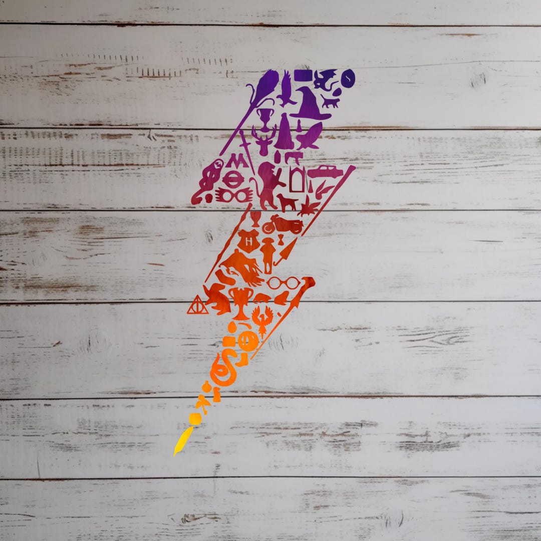 Wizard HP Lightning Png, , Wizards Png, Magic Png, Wizards Png - Etsy