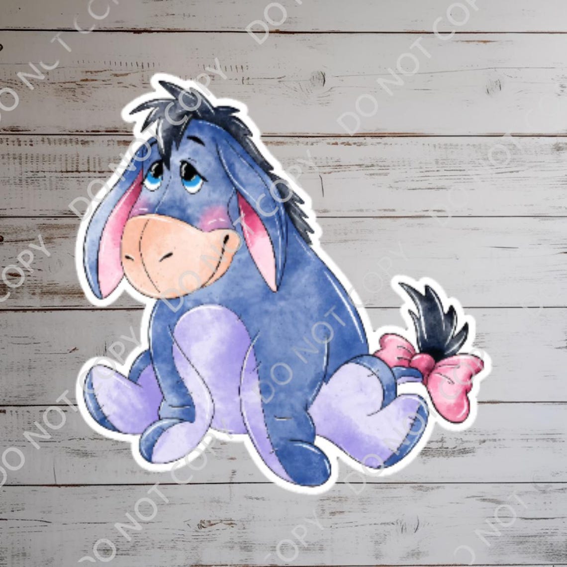 Winnie the Pooh Eeyore Sticker: Waterproof Vinyl Laptop Decal - Etsy