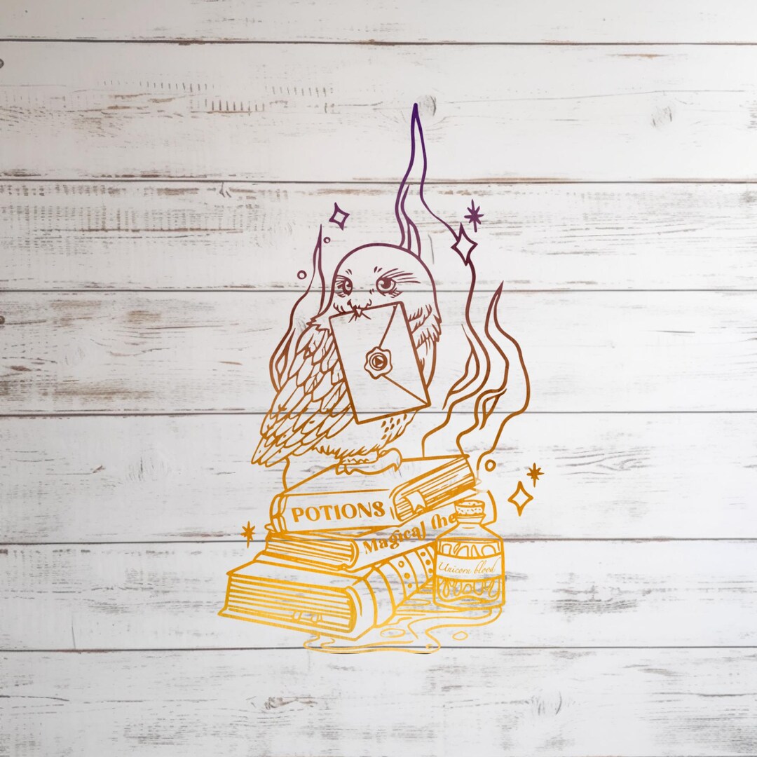 Magic Owl SVG / PNG Files I Potter Heads I Instant Digital Download I ...